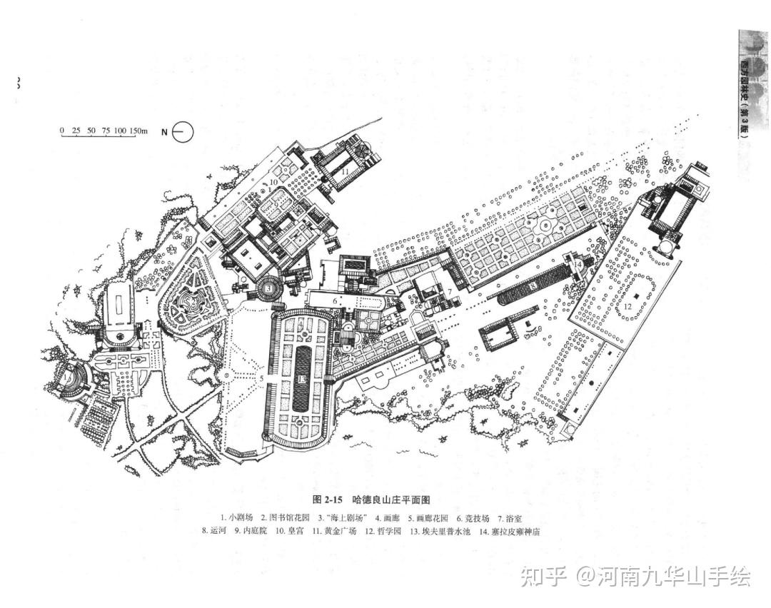 《西方园林史》经典园林平面图-画图题必备素材 - 知乎
