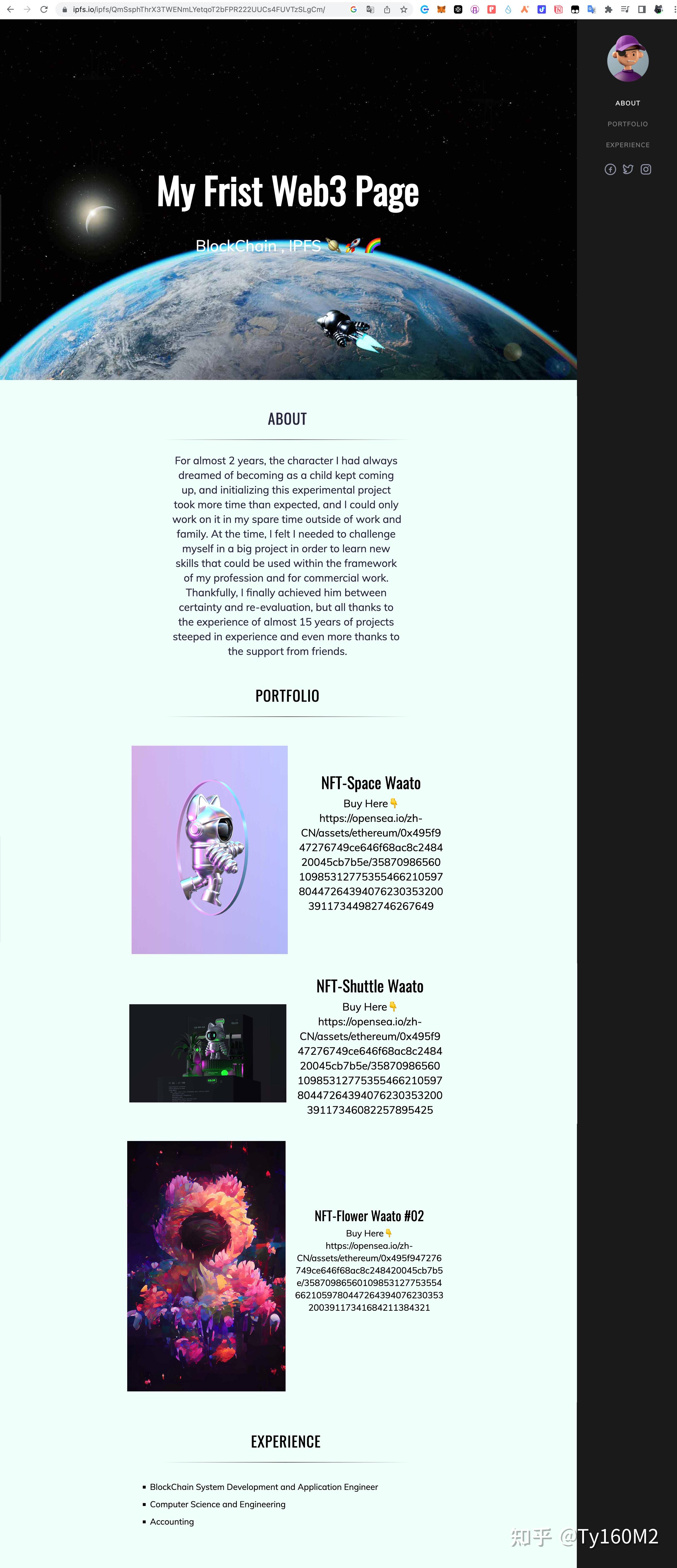 我创建了第一个Web3网页，很简单你也可以 - 知乎