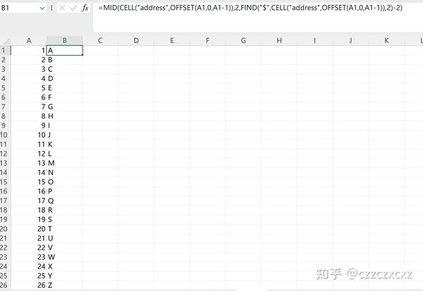 Excel自定义填充abcd：下拉字母自动填充 - 知乎