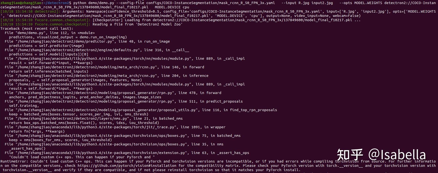 CPU下成功运行detectron2 - 知乎