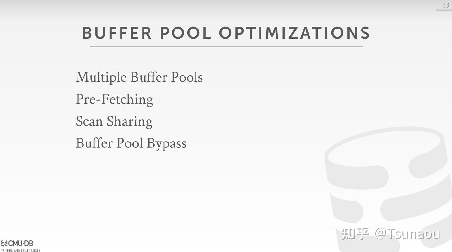 CMU-15-445 Intro to Database Systems 学习笔记 - 知乎
