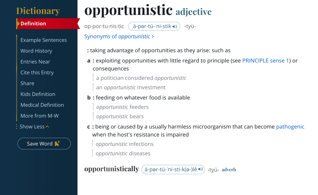 科研术语扫盲：opportunistic - 知乎