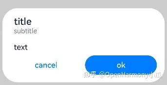 【鸿蒙基于API 13实战开发】—— ArkUI 组件:模态弹窗 (ModelDialog) - 知乎
