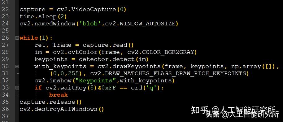 Python代码使用OpenCV进行Blob检测 - 知乎