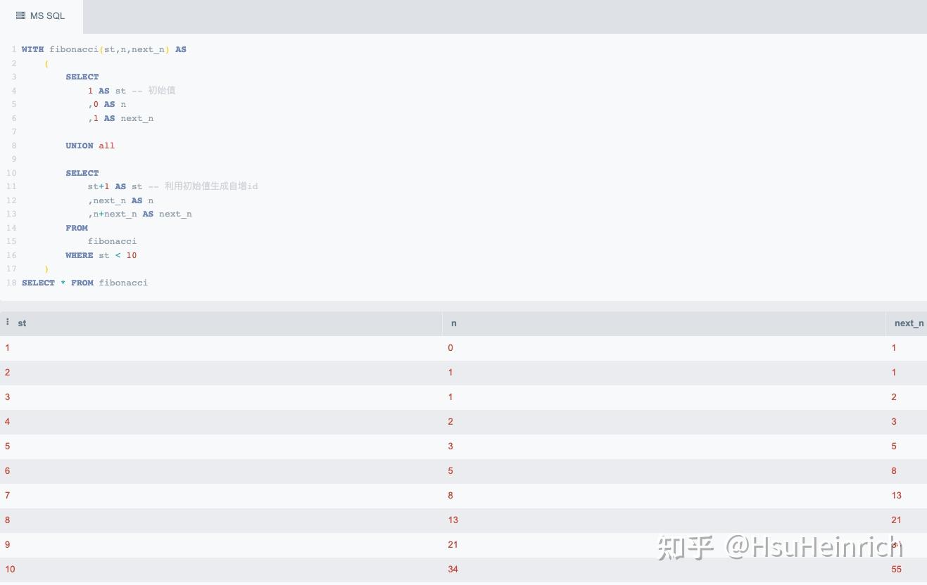 SQL递归实现循环判断 - 知乎