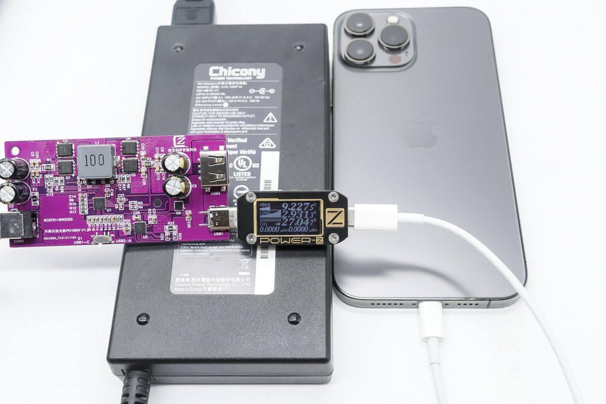 南芯SC8701+智融SW2305快充转接板，DC电源秒变100W双口快充 - 知乎