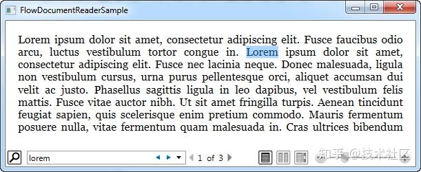 WPF 入门教程FlowDocumentReader和FlowDocument - 知乎