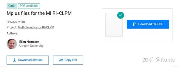 Mplus—多指标随机截距交叉滞后模型（Multiple Indicator Random Intercept Cross-Lagged Panel Model, MI RI-CLPM） - 知乎