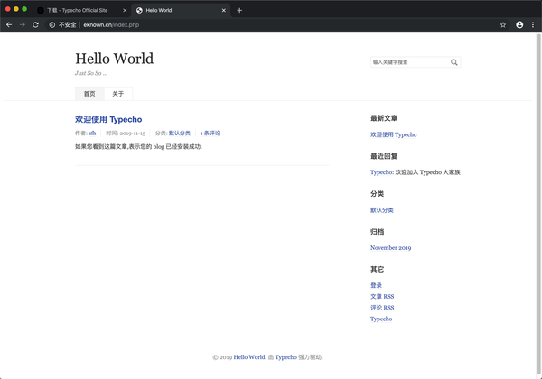 个人网站上线+Typecho搭建个人博客教程 - 知乎