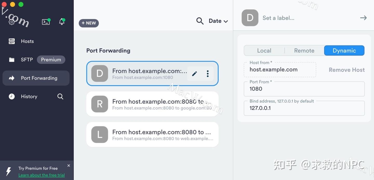 ssh 端口转发（一）Termius Port Forwarding 应用用例 - 知乎