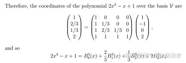 Change of Basis Matrix - 知乎