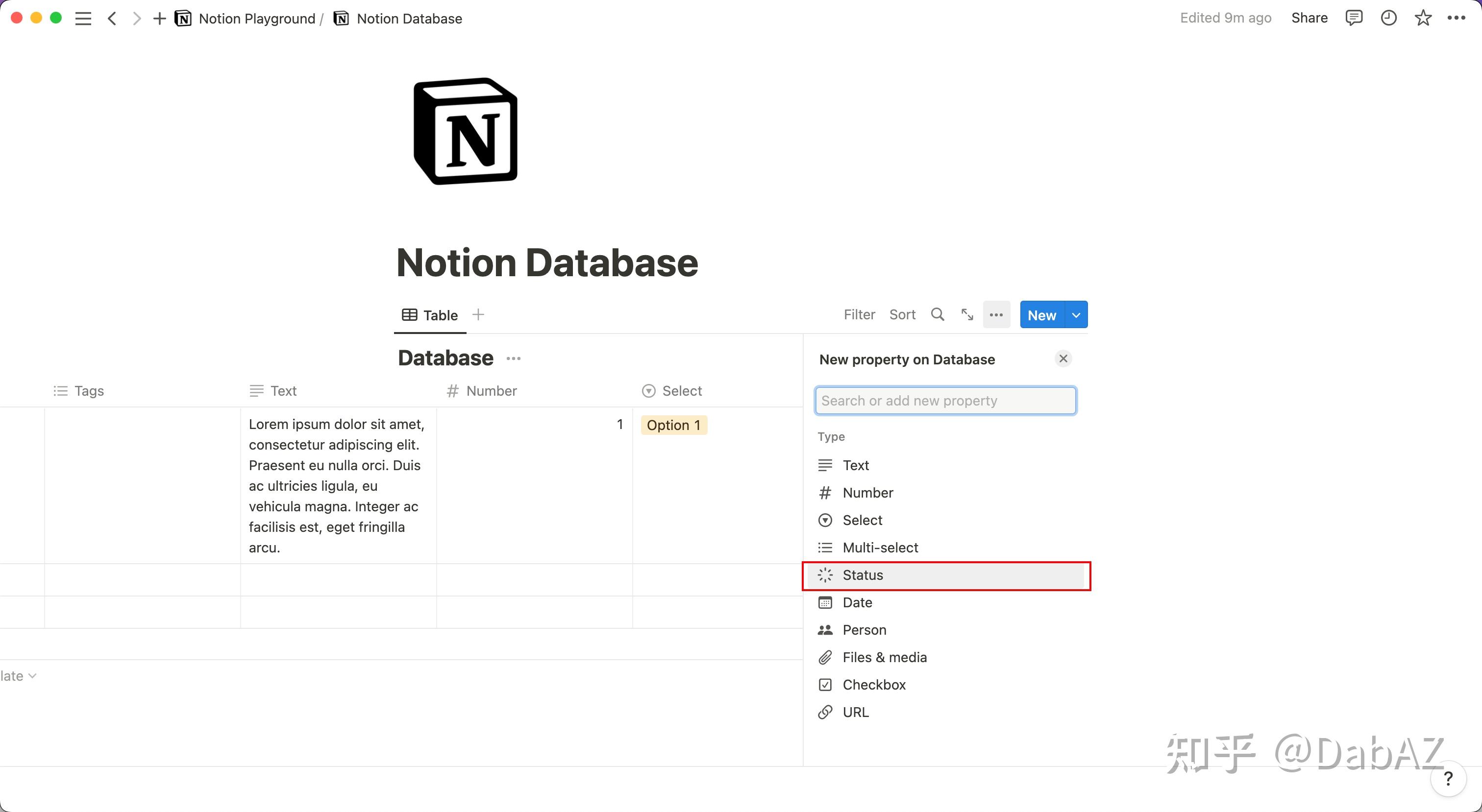 Notion Database（数据库）简明教程（第一部分） - 知乎