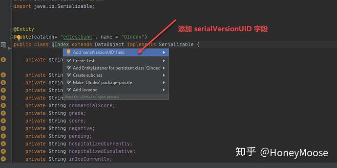 Intellij IDEA 如何自动生成 serialVersionUID - 知乎