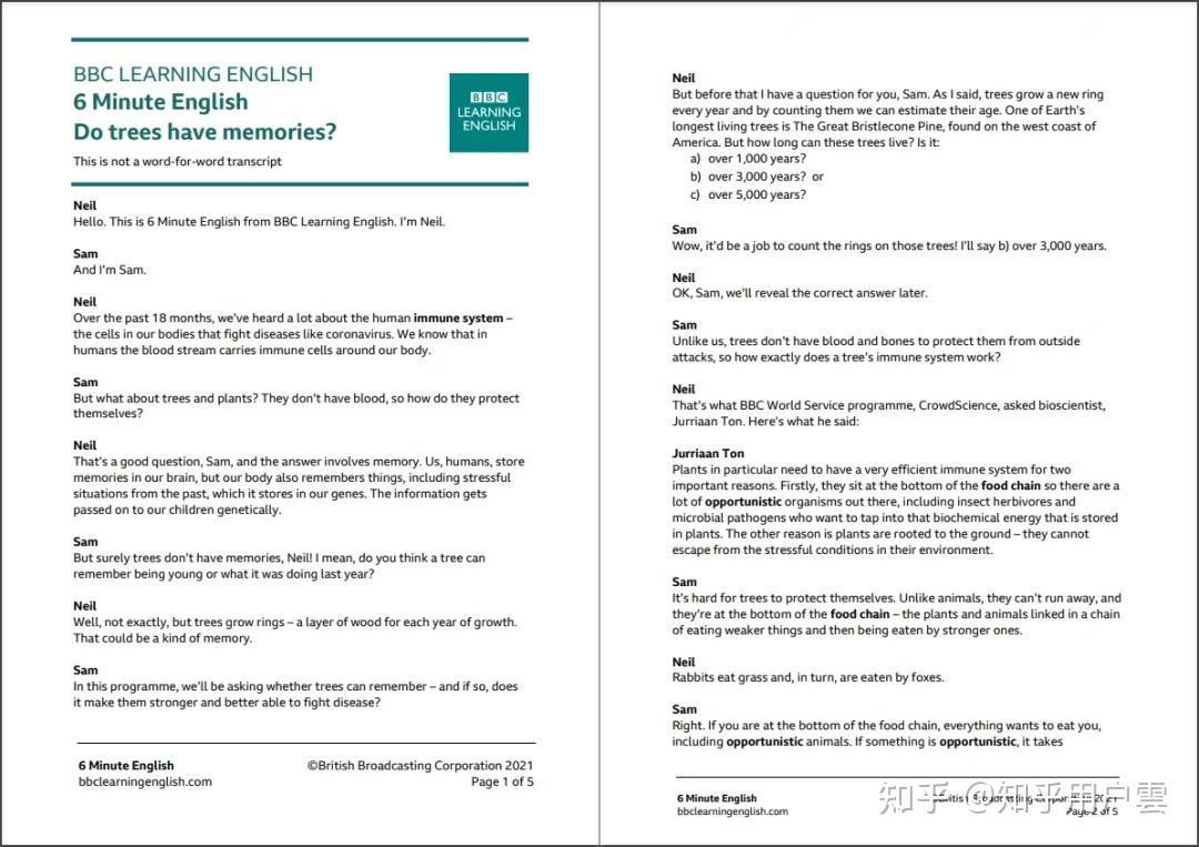 BBC 6 Minute English 合集，每天6分钟，听出雅思水平！ - 知乎