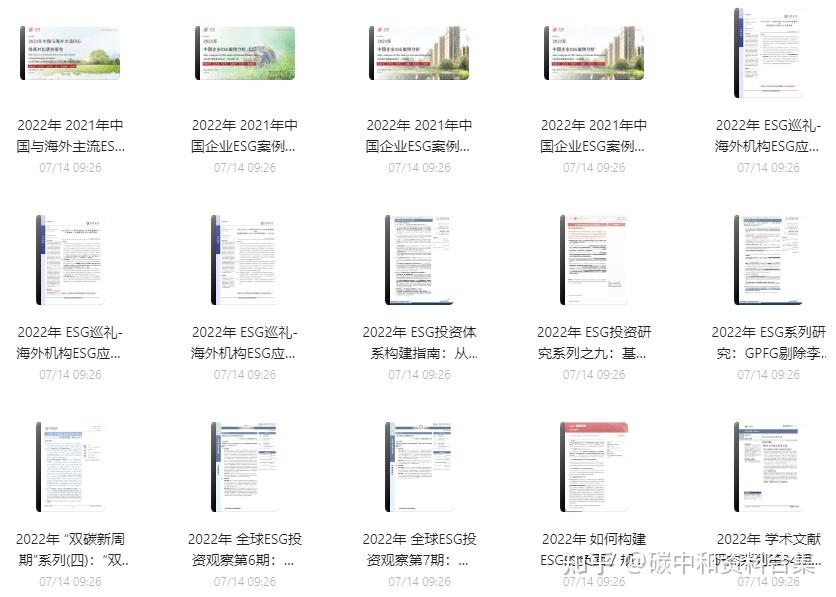 ESG报告编制指南及模板（附文件） - 知乎