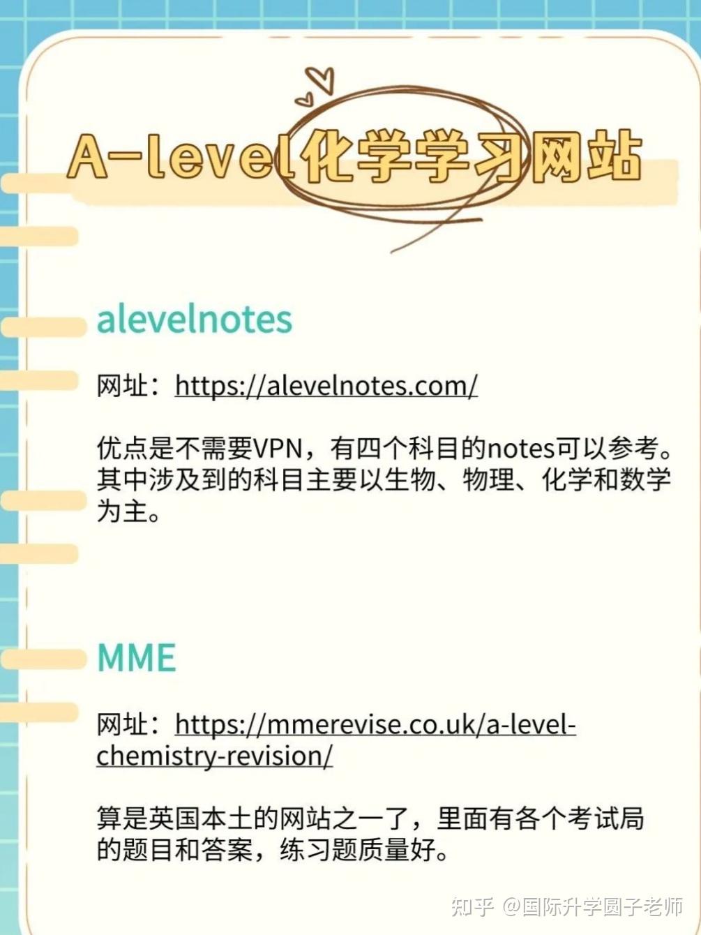 学Alevel化学一定要知道这9个Alevel化学网站！ - 知乎