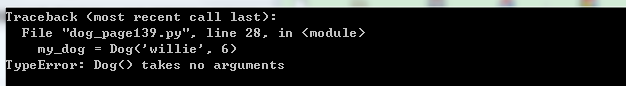 【Python编程-从入门到实践】：dog() takes no arguments错误原因 - 知乎