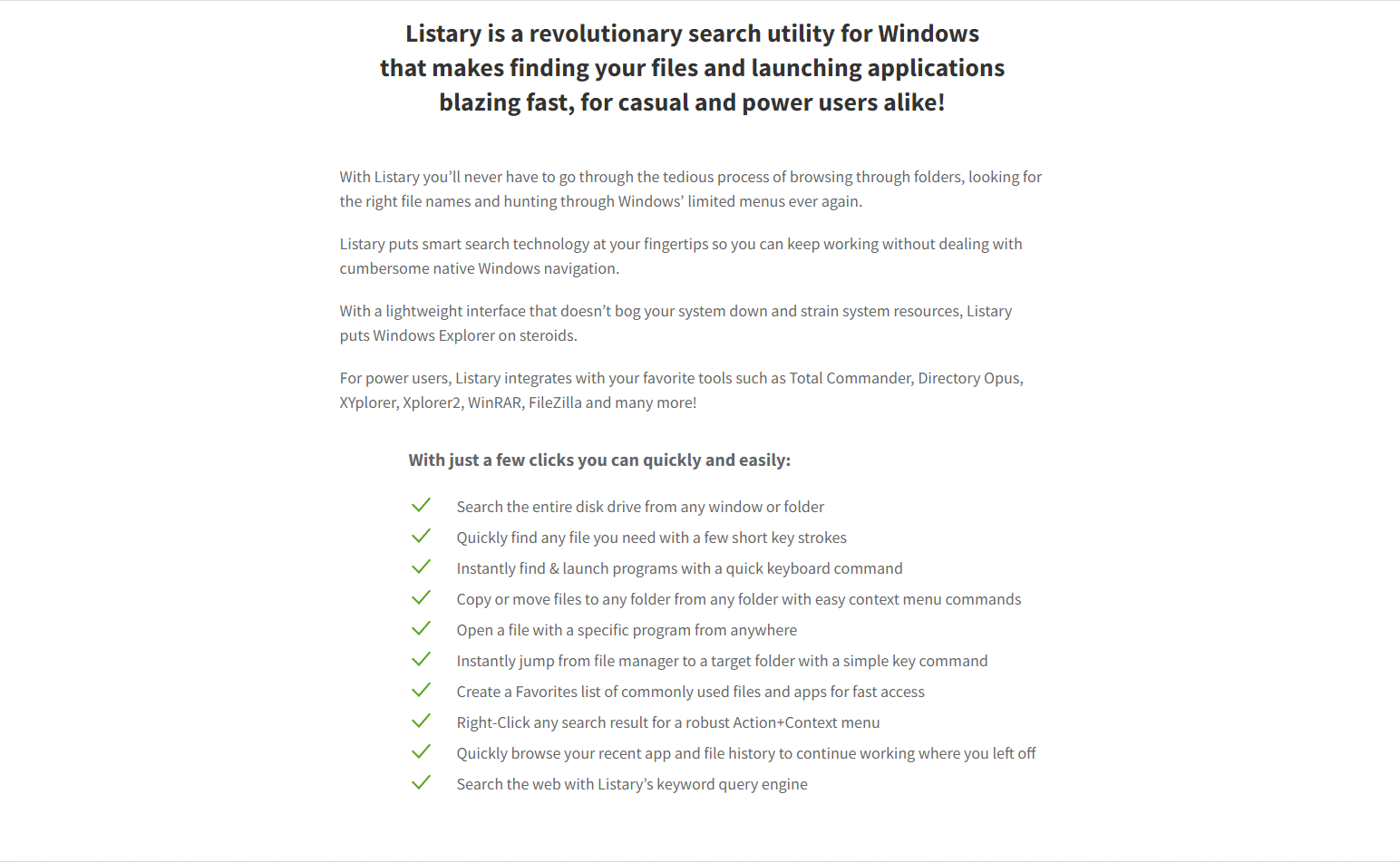Listary-高效的Windows搜索工具 - 知乎