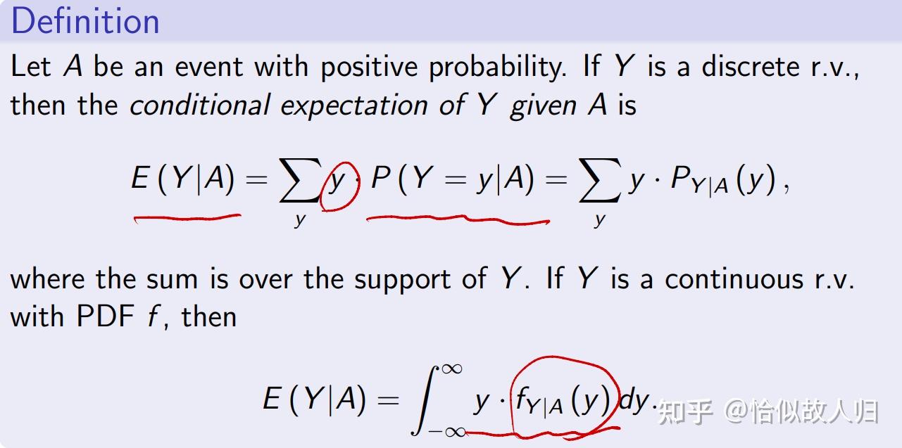 条件期望（Conditional Expectation） - 知乎