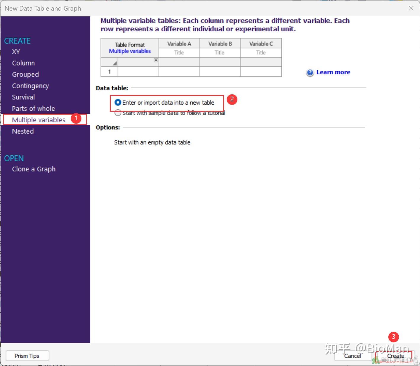 GraphPad Prism纵列表统计分析——ROC曲线绘制 (ROC curve) - 知乎
