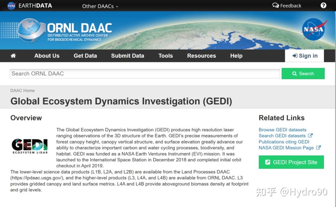 GEDI（全球生态系统动力学调查数据）介绍及下载 - 知乎