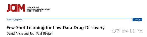 JCIM | 少样本学习应用于数据稀疏的药物研究方向 - 知乎