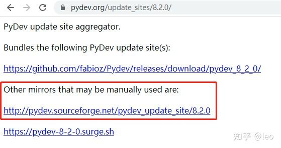 pydev插件安装 - 知乎
