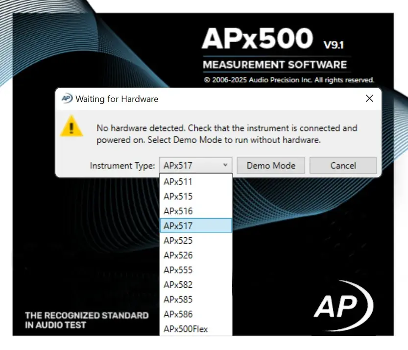 AP 技术博客 | APx500 软件演示模式 (Demo Mode) 竟有这些隐藏玩法？ - 知乎