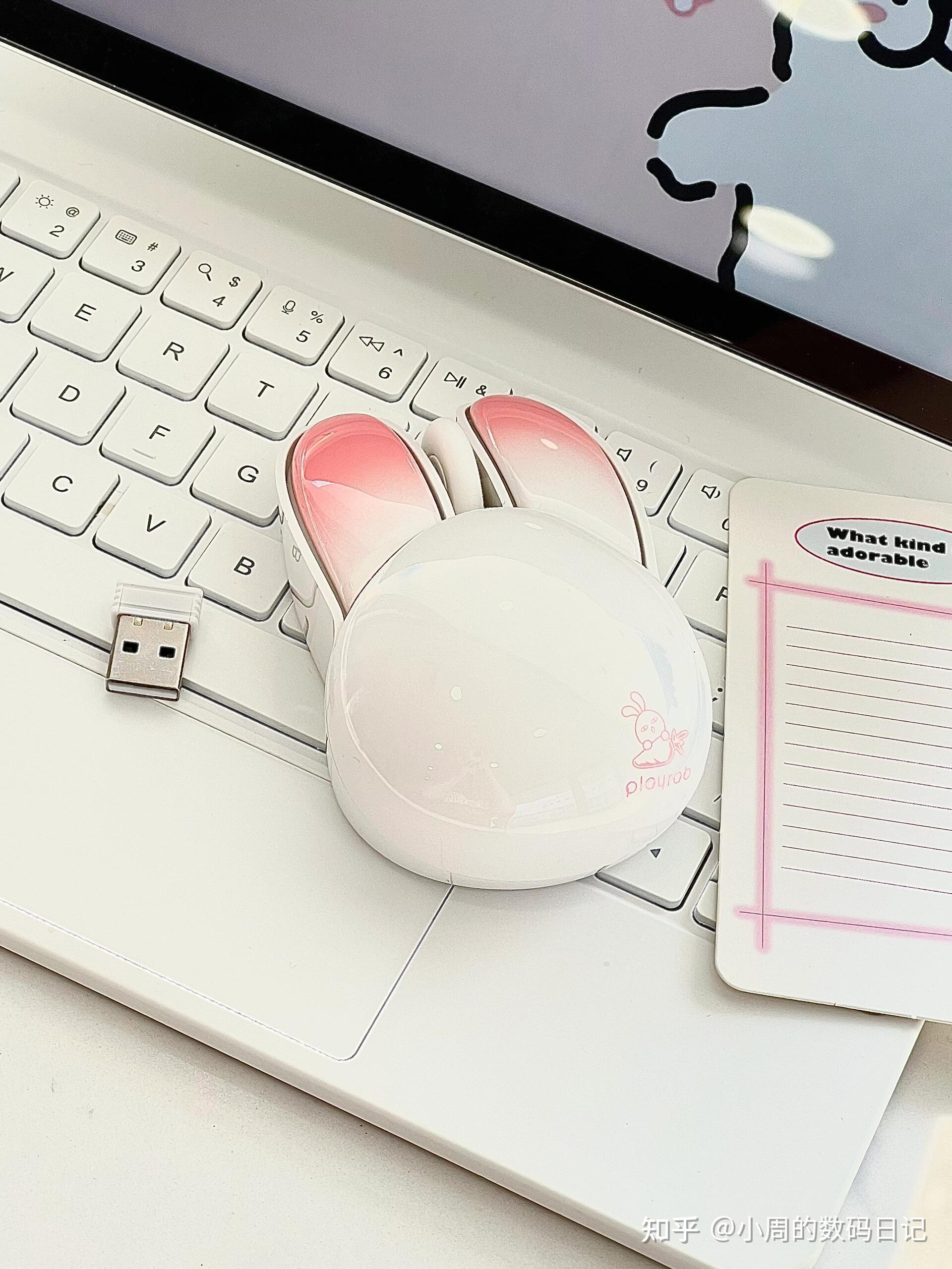 这款小兔子🐰鼠标谁看了不被可爱到迷糊哇～ - 知乎