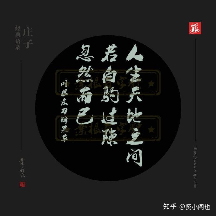 庄子九句经典语录：来世不可待，往世不可追也。读之受用终生 知乎