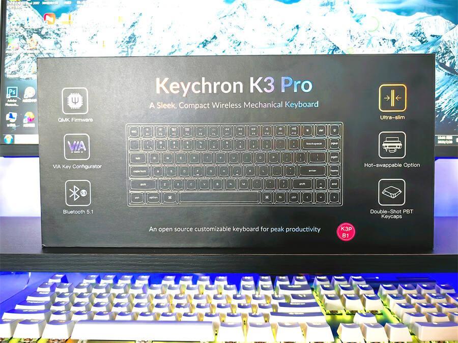 Keychron K3 Pro机械键盘实测：轻薄便携、双模客制化，手感声音双出彩
