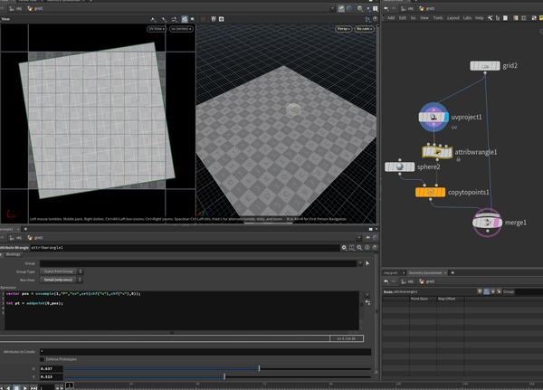 houdini 中的几何体函数4 primuv 和 xyzdist - 知乎