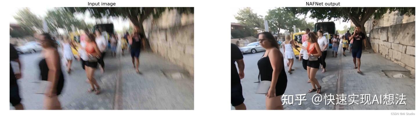 使用PaddleGAN中的NAFNet进行图像去模糊 - 知乎
