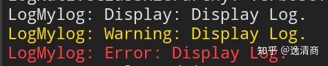 unreal: Log显示级别 - 知乎