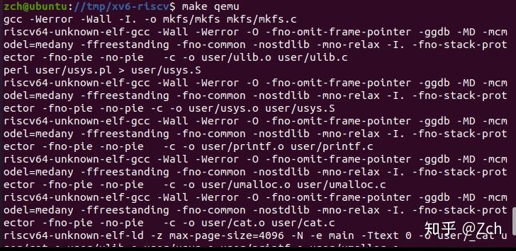 xv6+qemu的安装 - 2020/10/20 - 知乎