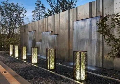 “墙"力推荐- 庭院“水景墙”，绝美！ - 知乎