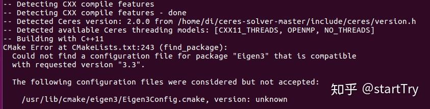 ubuntu16.04 安装Ceres - 知乎