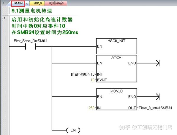 西门子200SMART案例41（测量电机转速） - 知乎