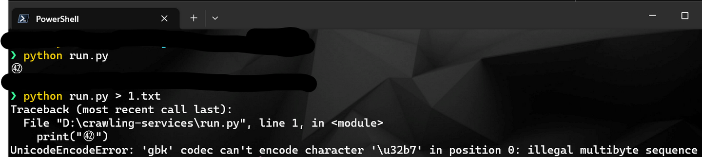 Python 输出重定向报错 UnicodeEncodeError: 'gbk' codec can't encode character... - 知乎