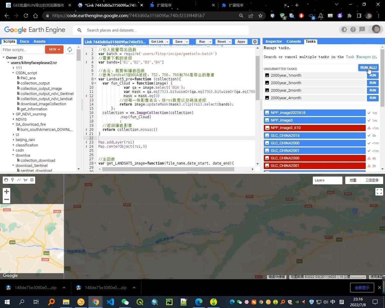 google earth engine 批量 run插件 - 知乎