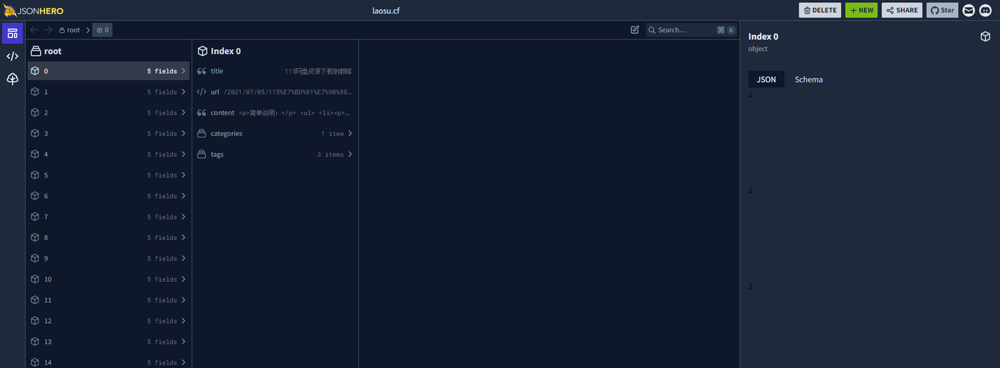 让JSON数据会说话！Docker一键部署颜值爆表的JSON Hero - 知乎