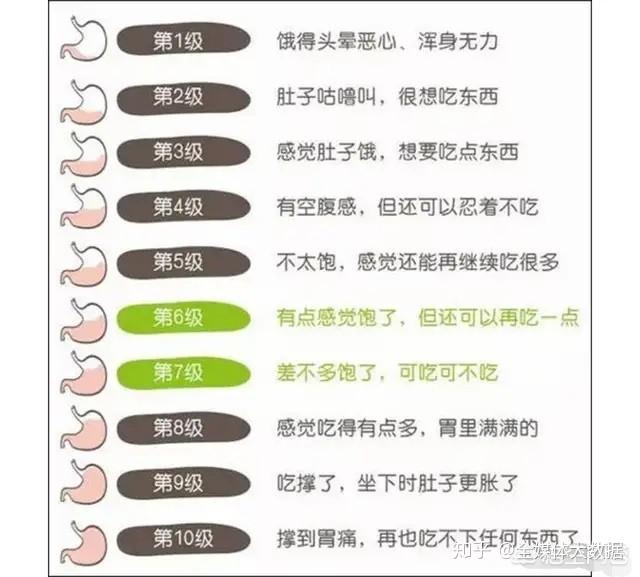 怎么才能知道自己吃了八分饱 知乎