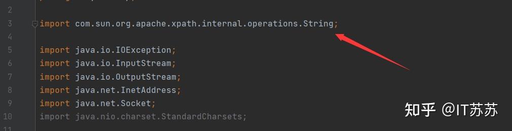 java报异常'String()'in'com.sun.org.apache.xpath.internal.operations.String ...