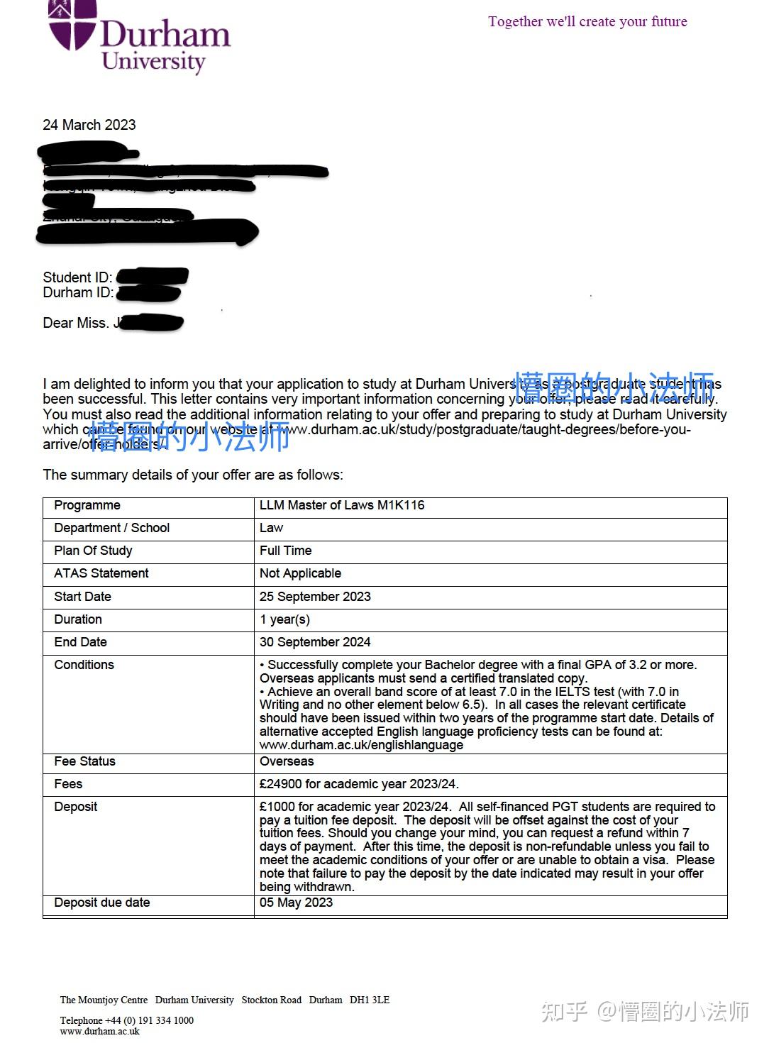 LLM/JD申请第八十四例（澳门高校篇 - 莱顿大学 LLM 2枚 + 香港城市大学JD + Durham LLM 2枚 + 墨尔本大学LLM ...