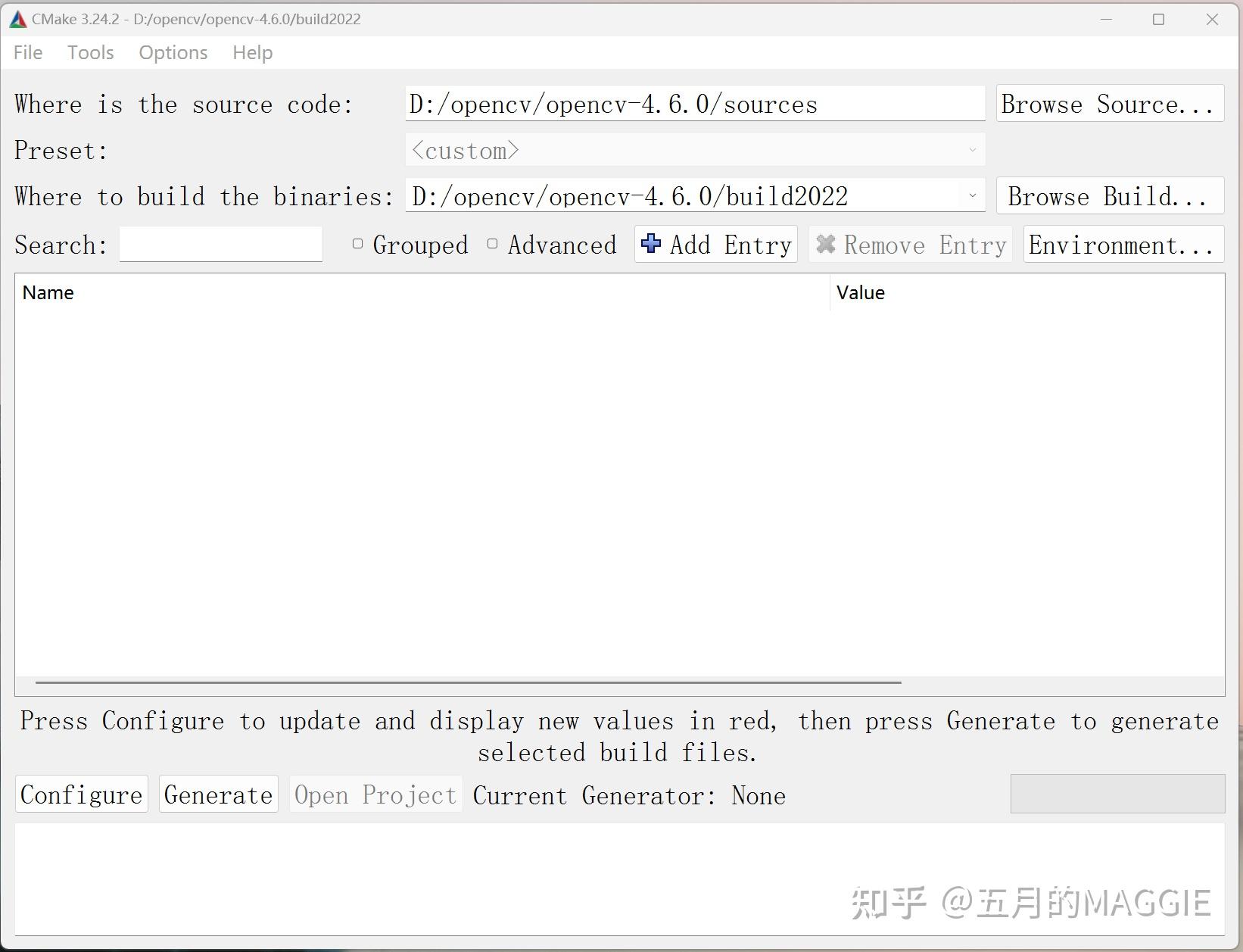 CMake编译OpenCV源代码 - 知乎