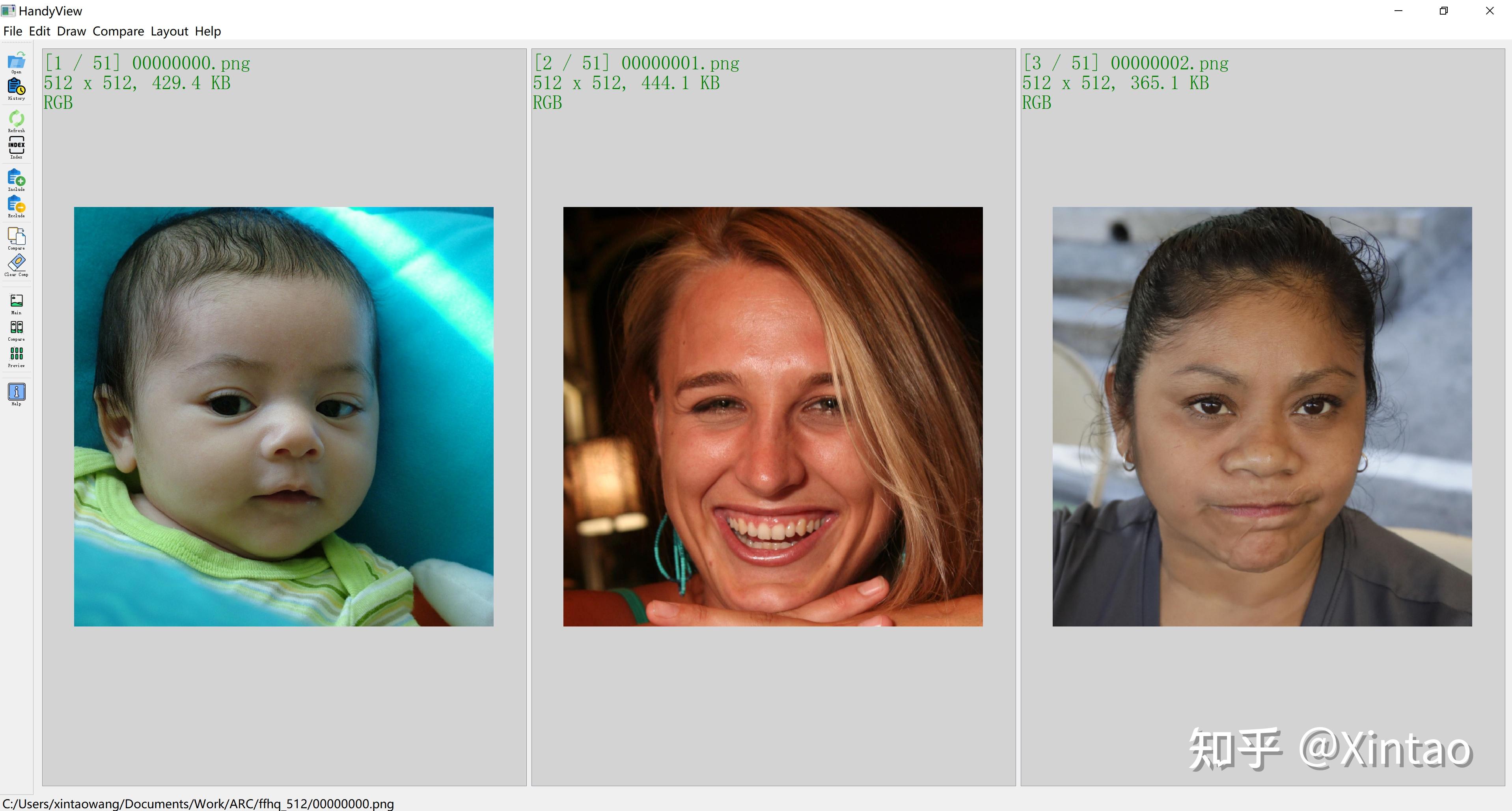 方便的看图比图工具HandyView – 安装使用 - 知乎