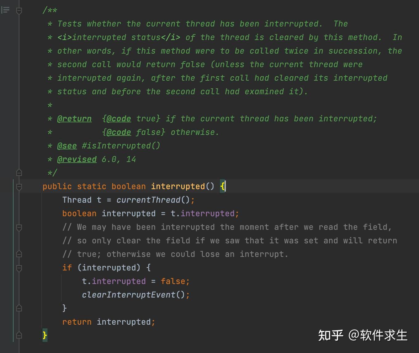 面试官最爱问的Java多线程问题：interrupted和isInterrupted的真相 - 知乎
