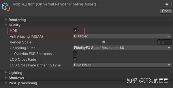 Unity URP渲染设置 - 知乎