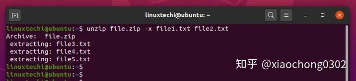 Linux zip 和 unzip 命令使用案例 - 知乎