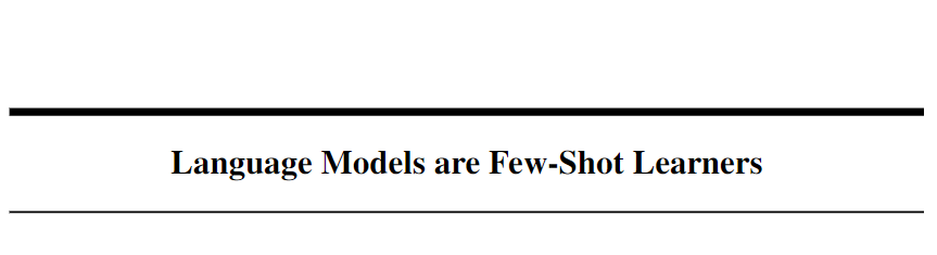 GPT3论文翻译||Language Models are Few-Shot Learners - 知乎